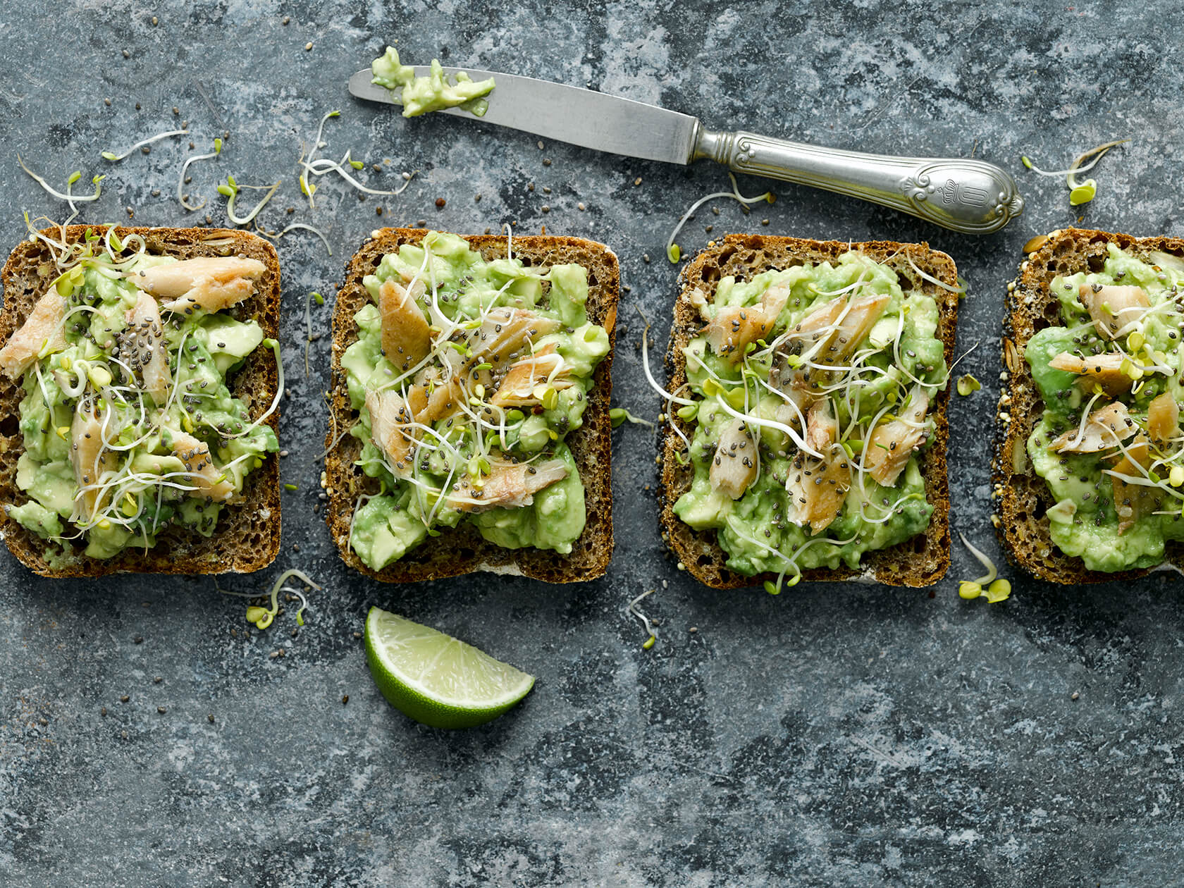 Kipper Snacks and Avocado Sandwiches - King Oscar Global