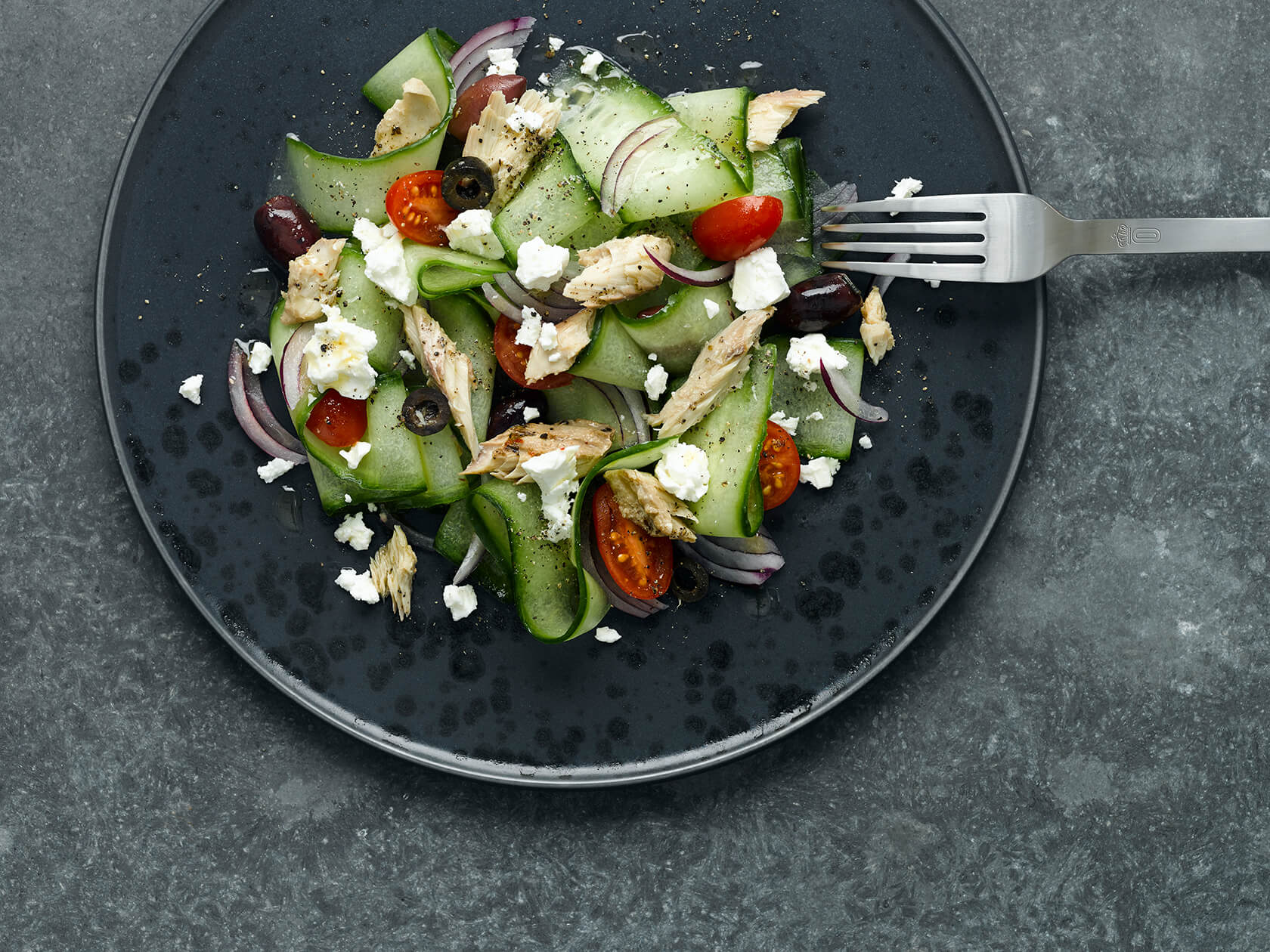 Greek Salad with Mackerel - King Oscar Global